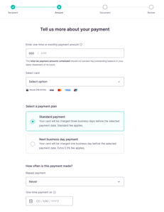 How to pay 2025 income tax with your credit card on CardUp